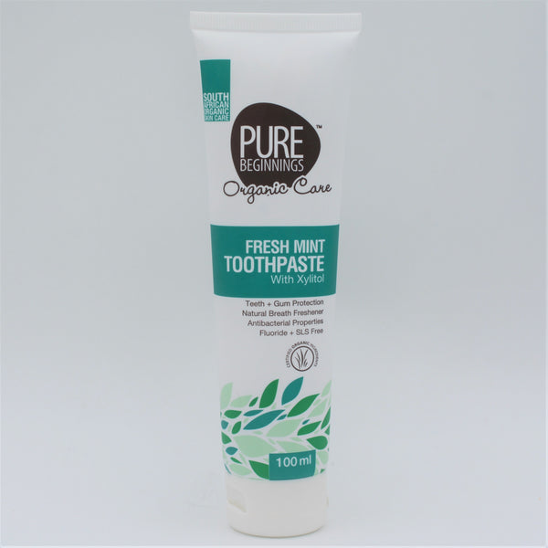 Pure Beginnings - Toothpaste Fresh Mint (100ml) – Real Food Co